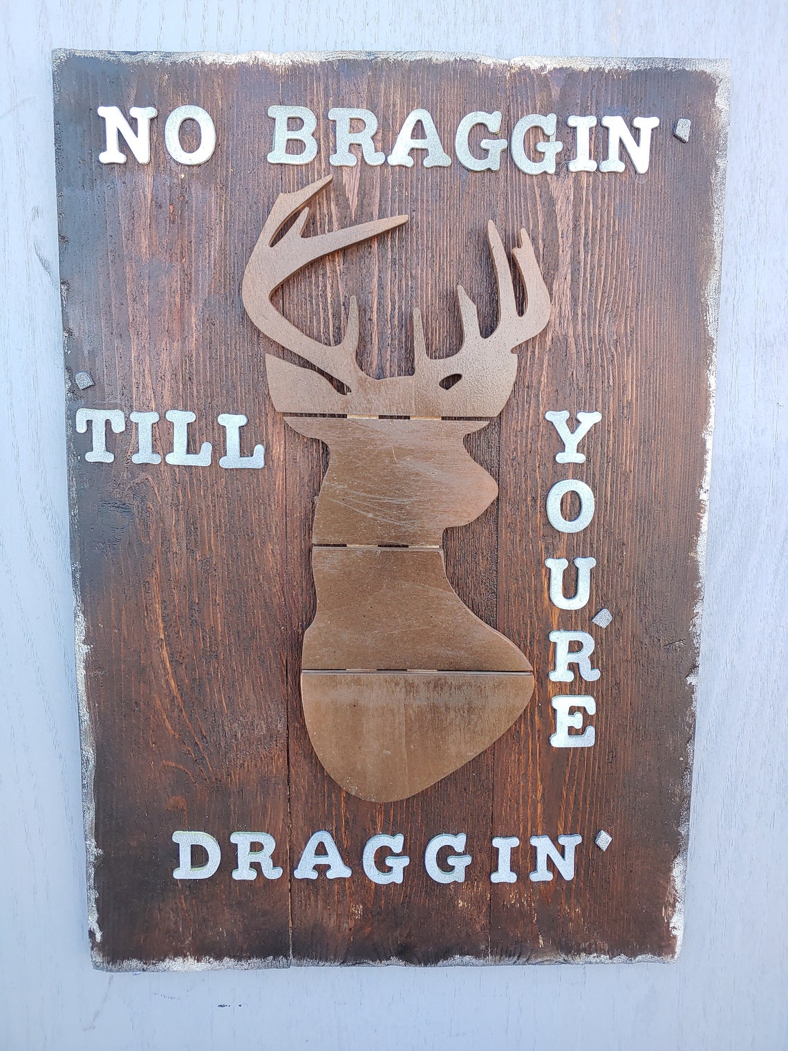 Rustic Hunting Wall Art Wildlife Woodland Deer Camp Buck - Etsy
