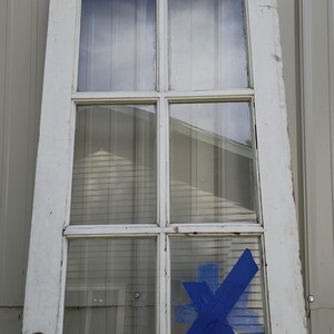 Vintage Ten Pane French Doors: Stained & Painted (24.25" X 80") ~ 1634 ...