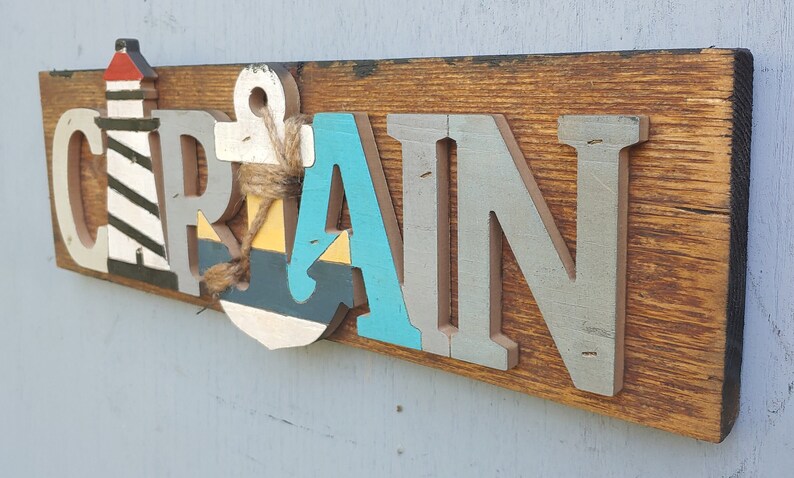 Nautical Captain Wall Sign Rustic Sailing Boating Ship - Etsy