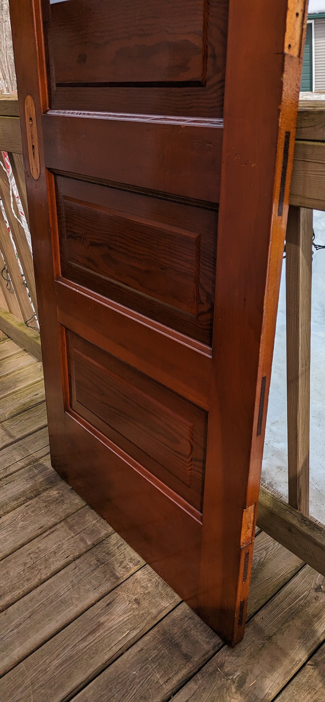 Antique 5 Recessed Panel Wood Interior Door 100 Yr. Old - Etsy