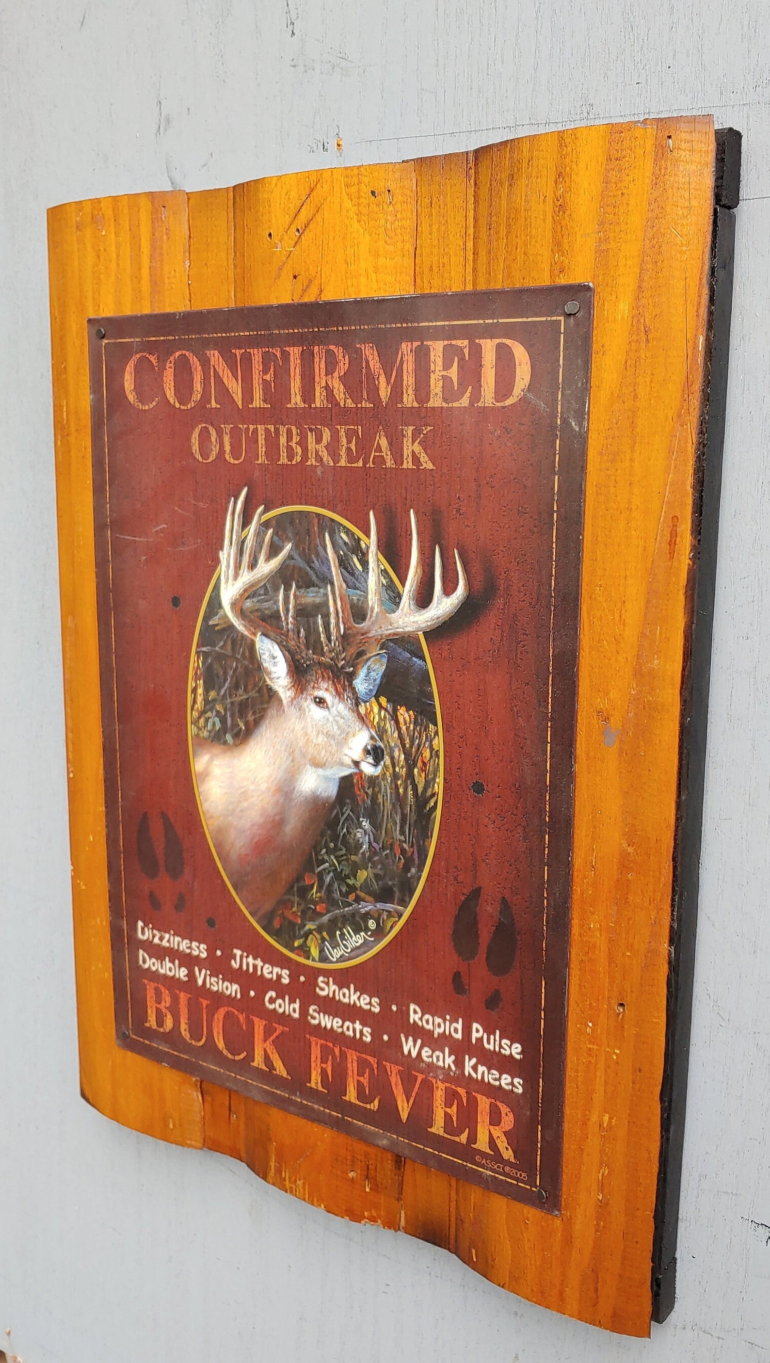 Confirmed Buck Fever Outbreak Wall Sign Wildlife Critter - Etsy