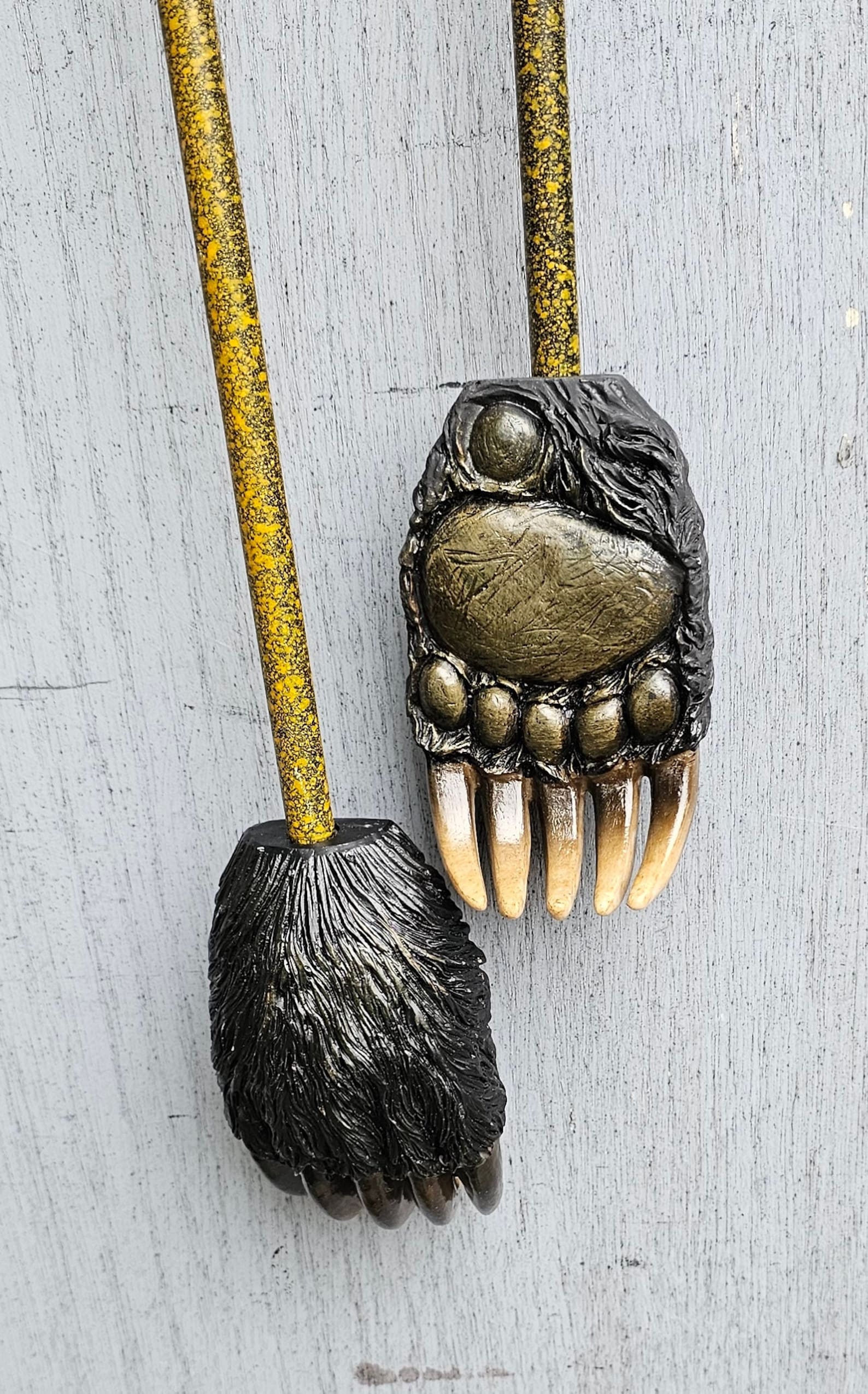 Bear Claw Back Scratcher Itching Heavy Duty Leather Strap ~ 1332 - Etsy