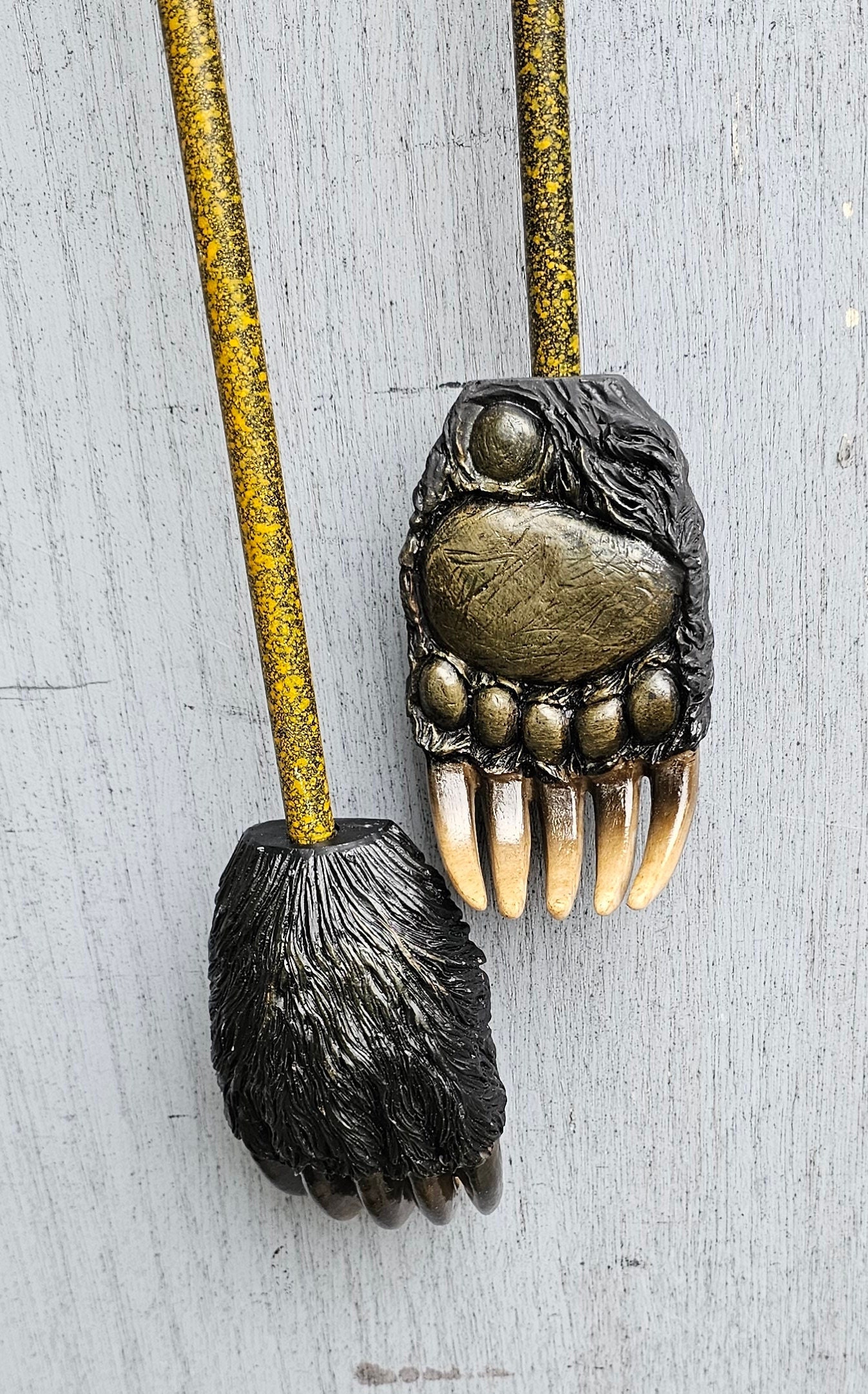 Bear Claw Back Scratcher Itching Heavy Duty Leather Strap ~ 1332 - Etsy