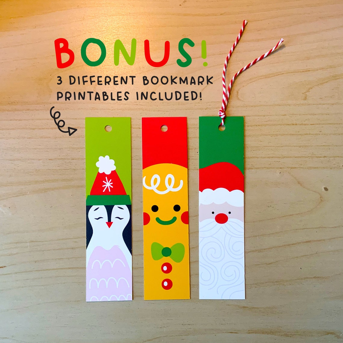 Letter to Santa Printable Bookmarks Bookmark Set Christmas - Etsy