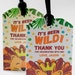 Lion Thank You Tag–birthday Favor Tag–custom Thank You–personalized ...