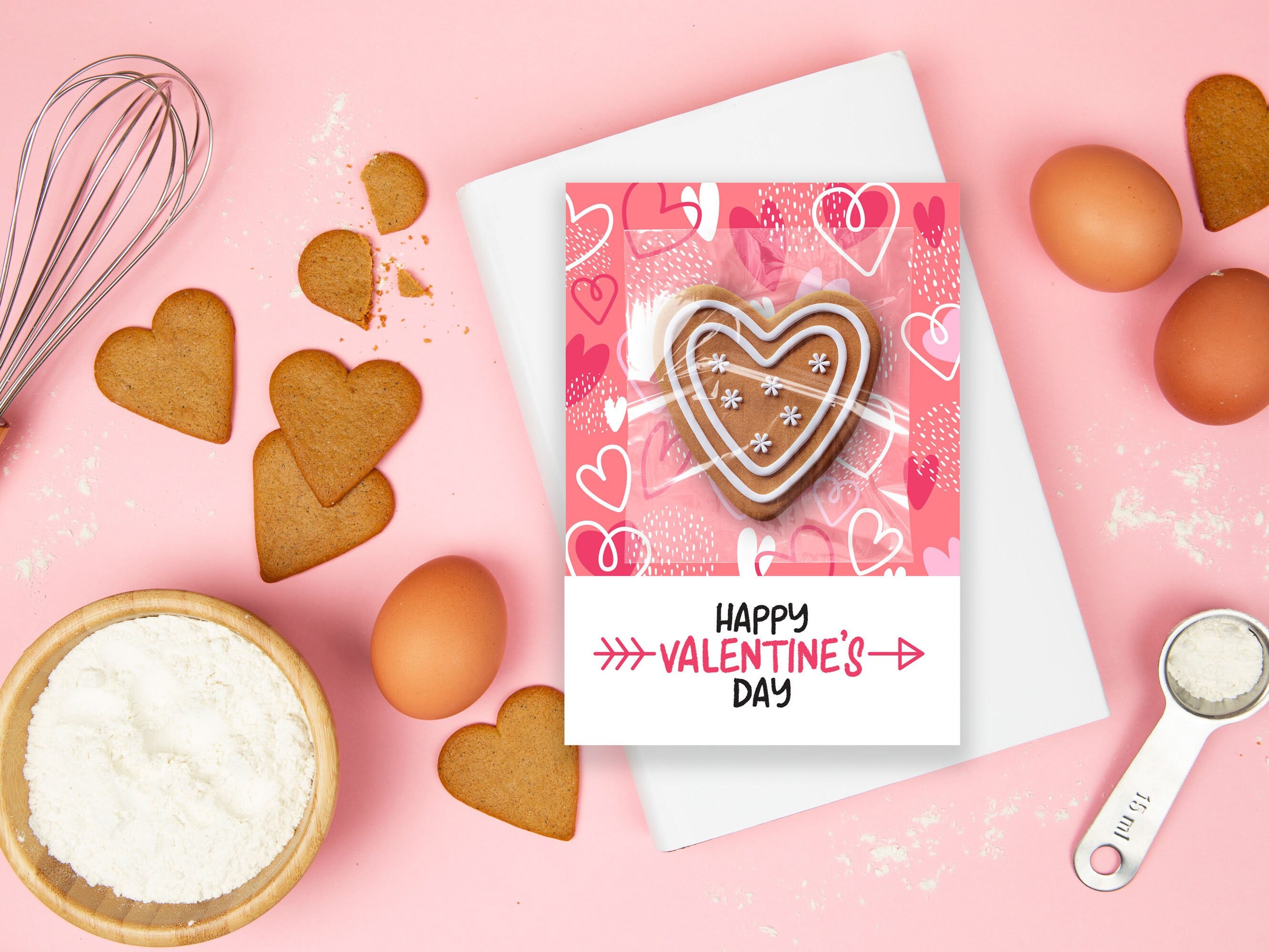 Printable Cookie Card, Valentines DIY Cookie Kit, Cookie Run ...