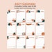 2024 Calendar Printable Boho Calendar Desk Calendar Monthly Do It ...