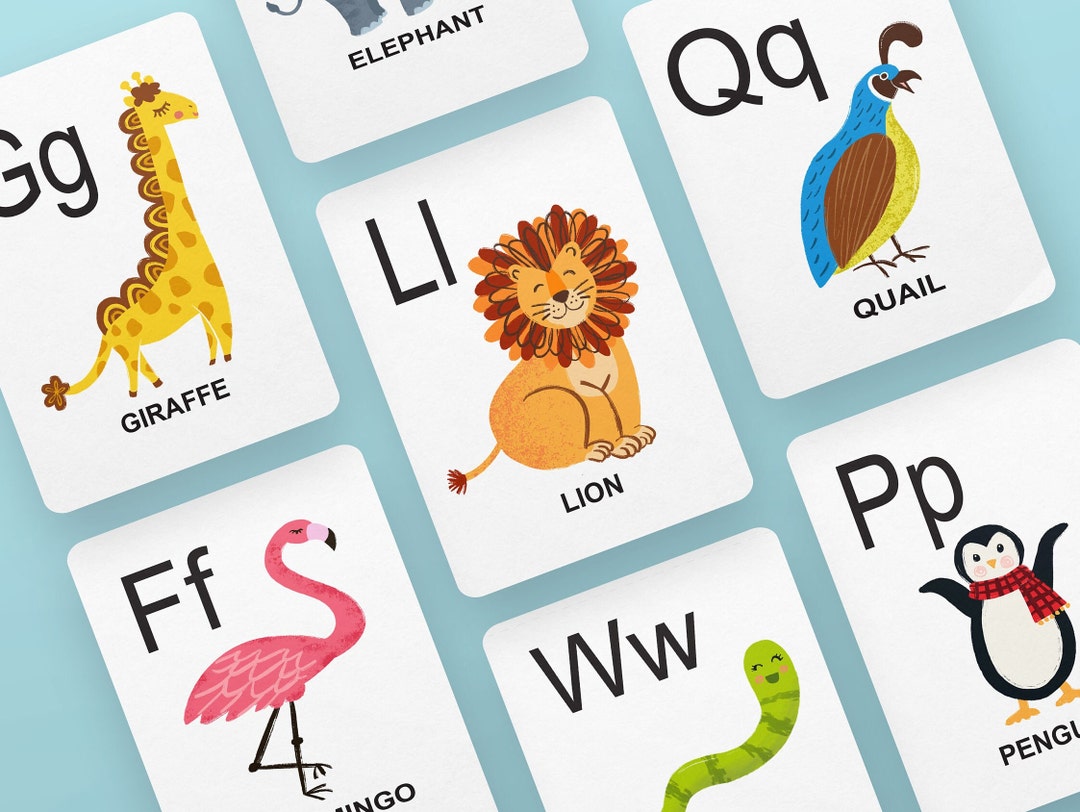 Alphabet Flashcards, Kindergarten Preschool Activity, Toddler Learning ...