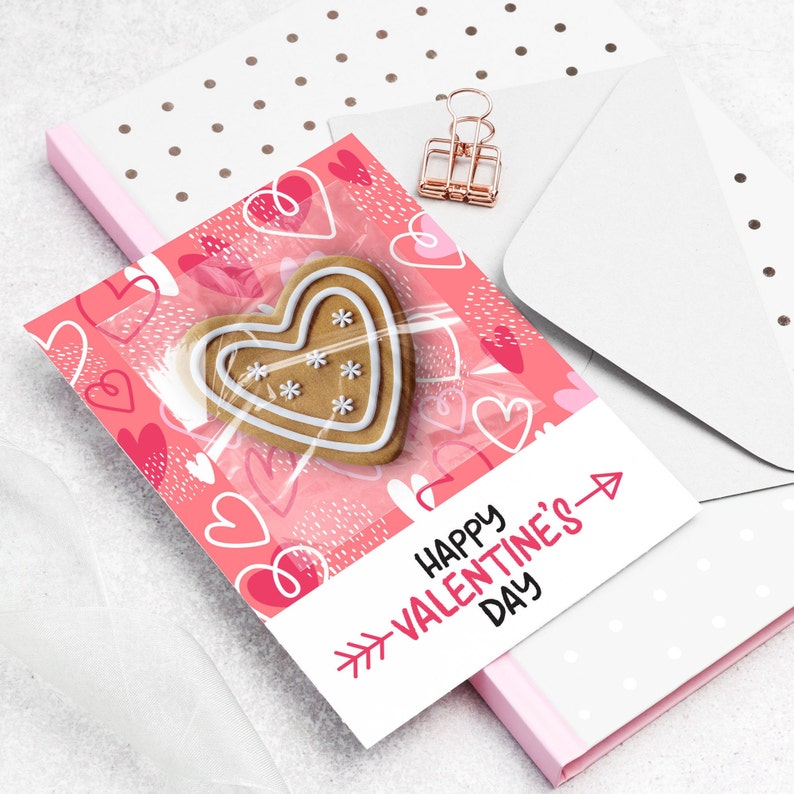Printable Cookie Card, Valentines DIY Cookie Kit, Cookie Run ...