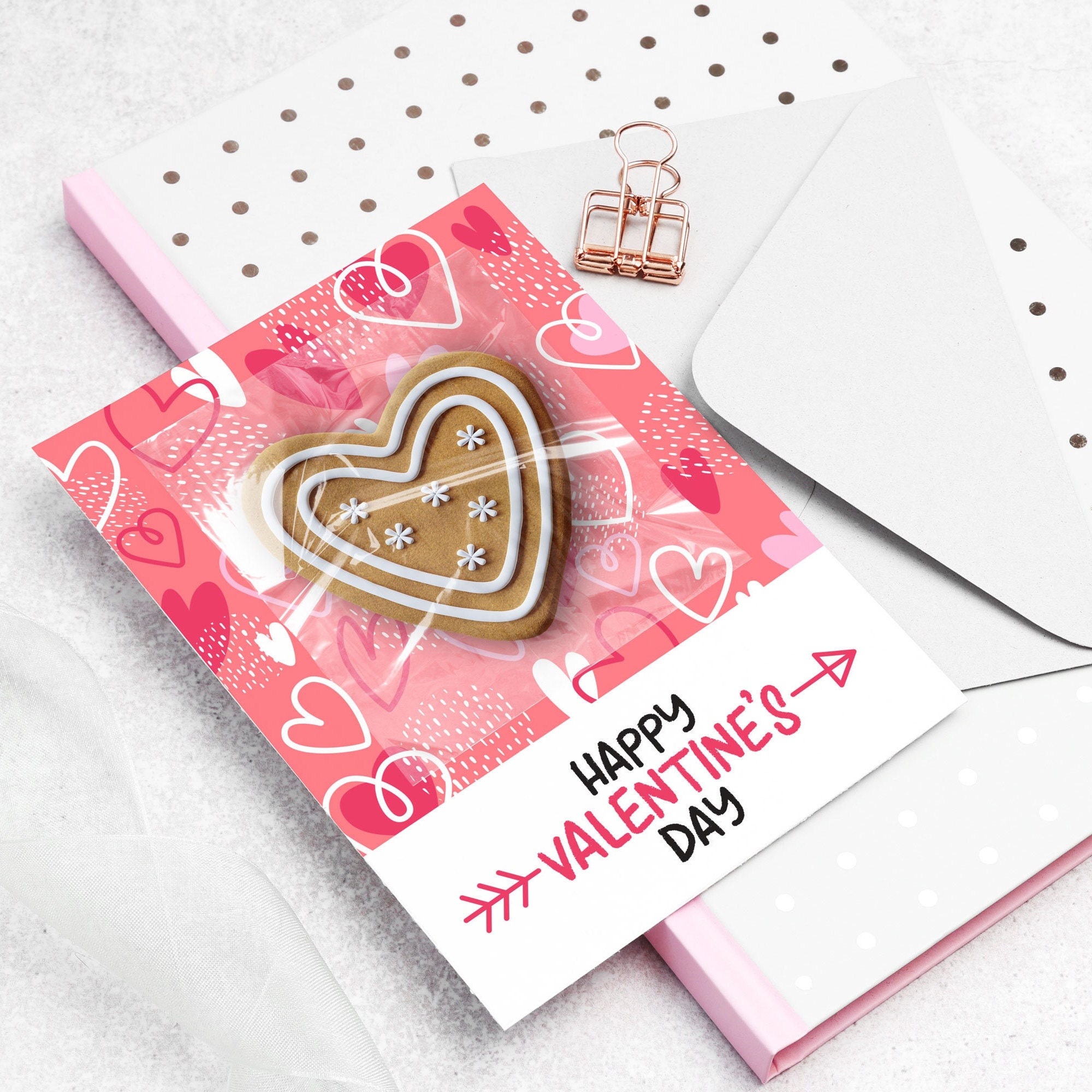 Printable Cookie Card, Valentines DIY Cookie Kit, Cookie Run ...