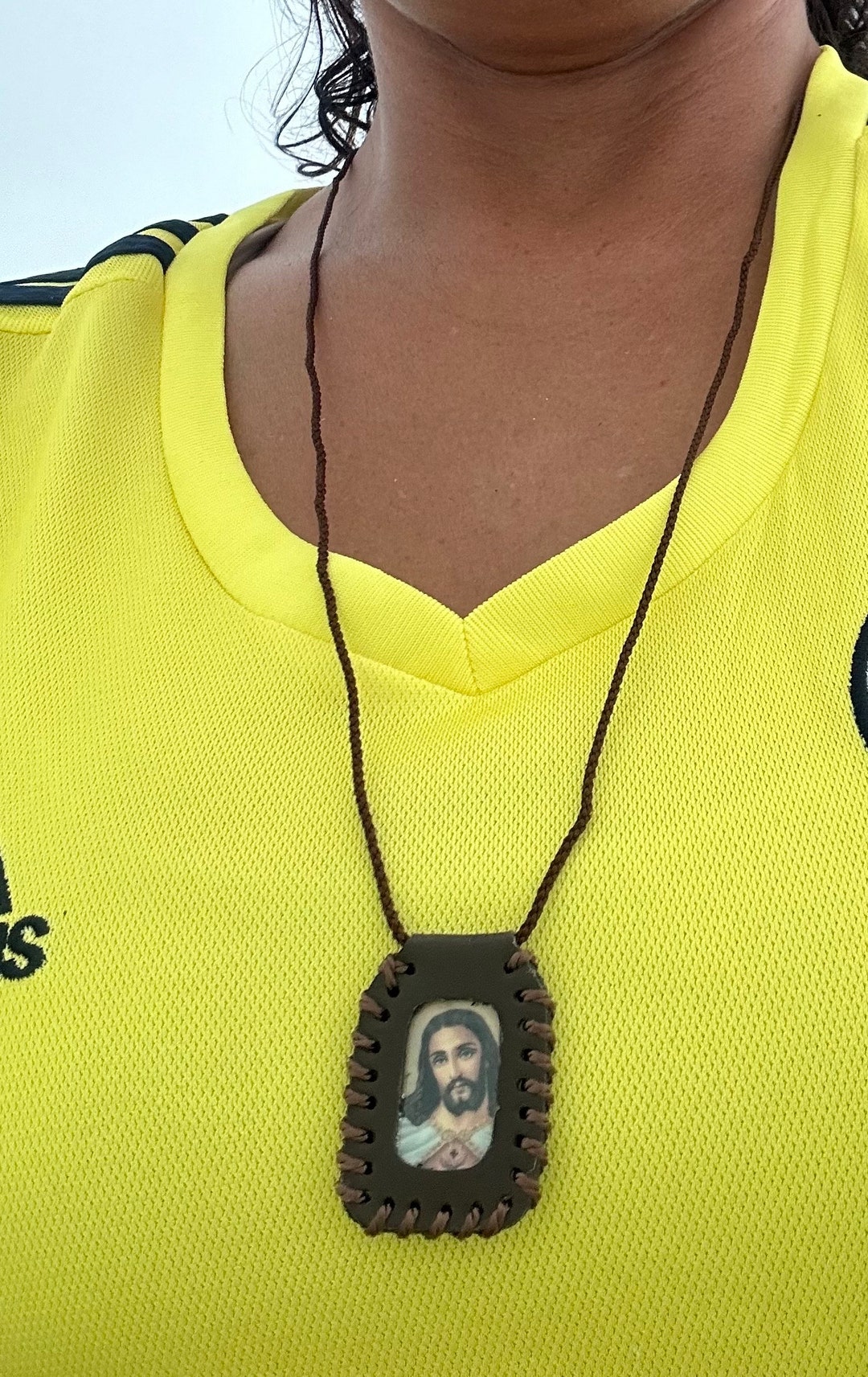 Escapulario Típico Colombiano..sagrado Corazón De Jesús,,virgen Del ...