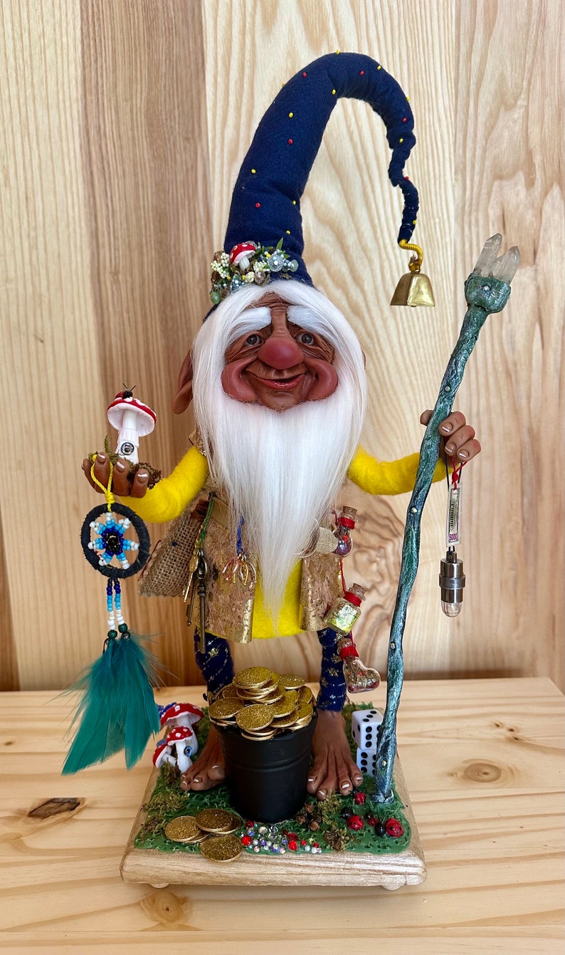 Duende De La Abundancia , Cumplidor De Deseos Con El Atrapasuenos ...