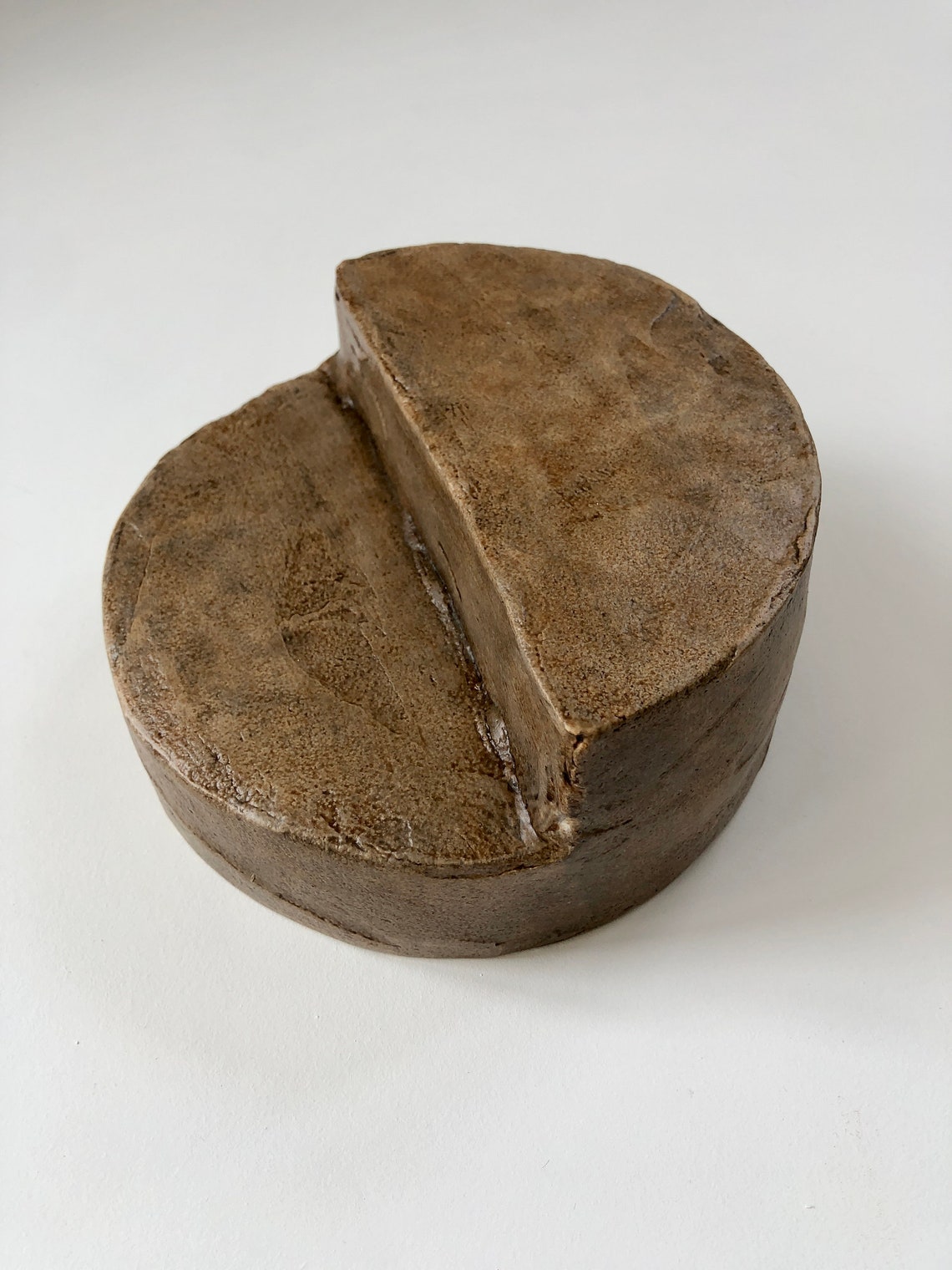 Plaster Sculptural Circular Wall Art Brown Grey Artwork Set - Etsy