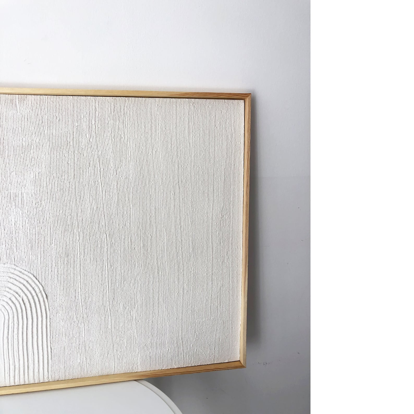 Minimal Plaster 3D Wall Art Modern White Artwork Wall - Etsy