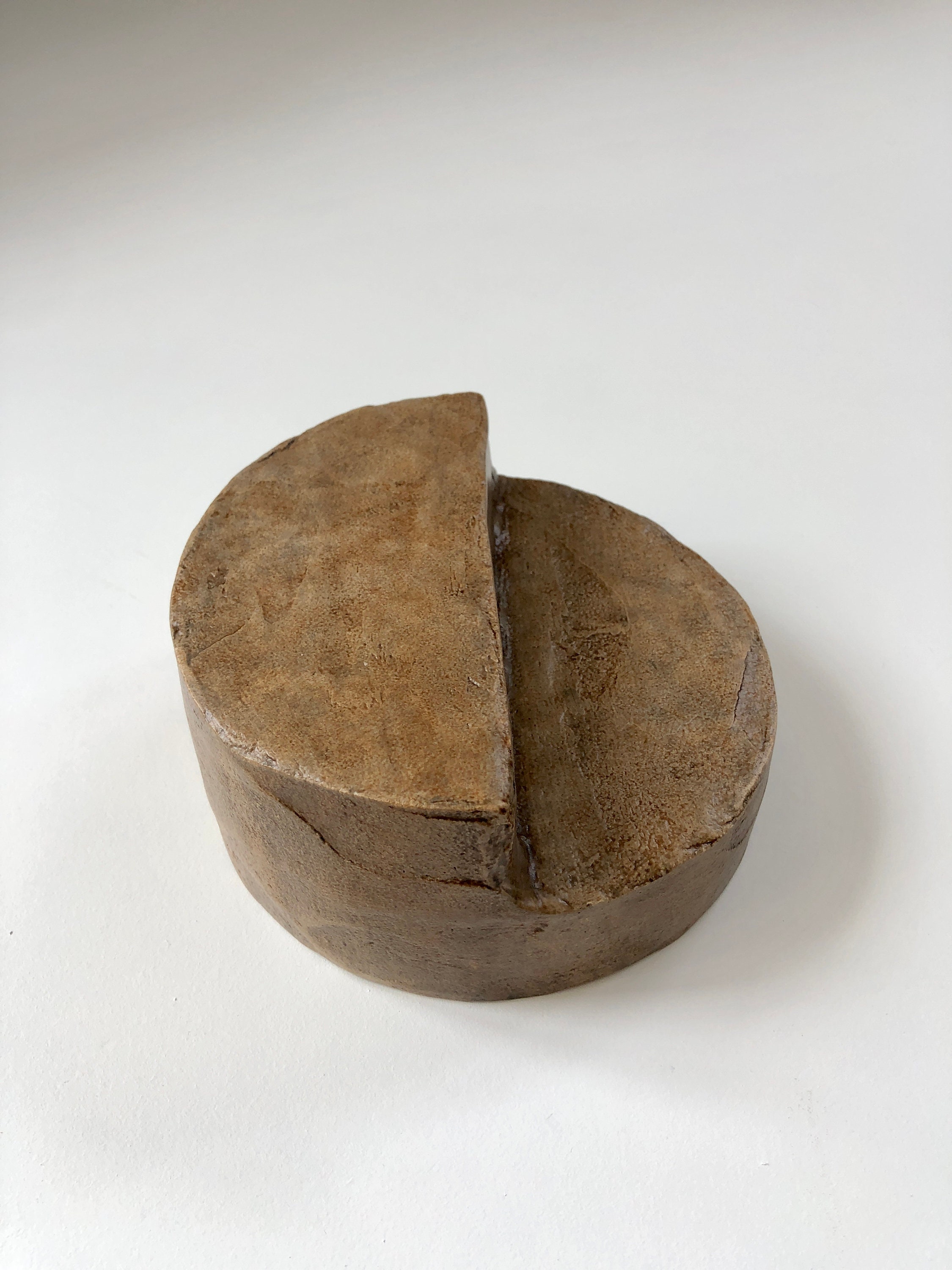 Plaster Sculptural Circular Wall Art, Brown Grey Artwork Set, Modern ...