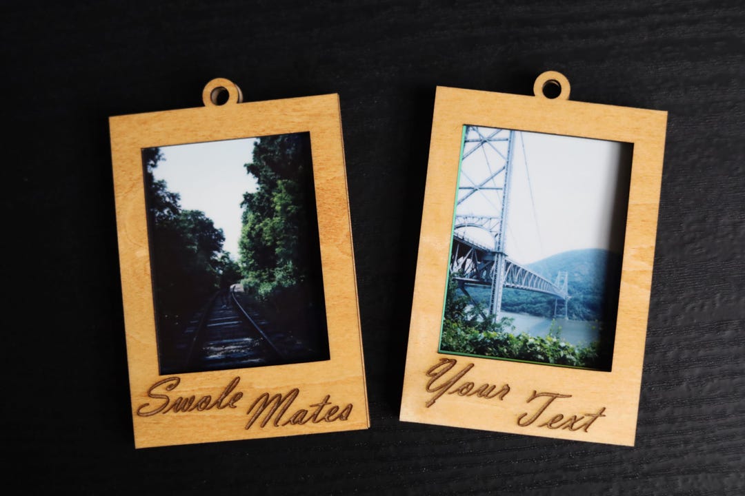 Custom Polariod Mini Instax Film Frame Car Ornament for Christmas Gift ...