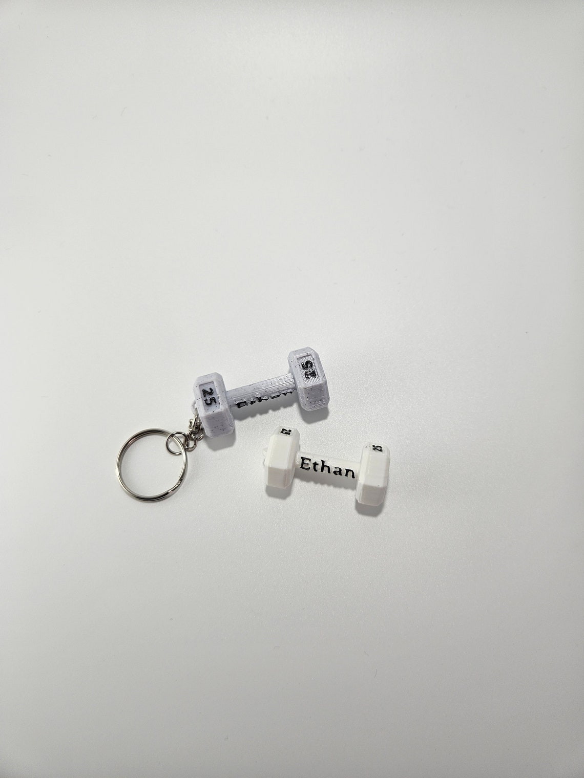 Barbell and Dumbell Keychain Bundle Custom Gift for Gym Lover Gifts for ...