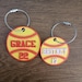Personalized Metallic Football Boot Keychain, Custom Soccer Club ...
