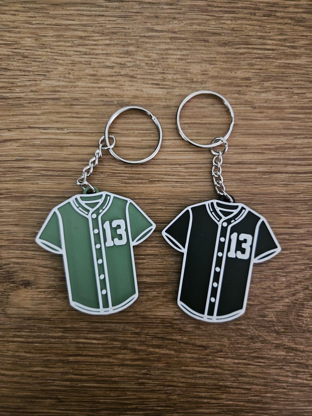 Personalized Baseball Jersey Keychain Bag Tag 3D Printed Gift for ...