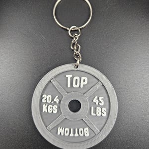 Custom Barbell Weight Keychain Gift for Gym Lover Gifts for Gym Buddy ...