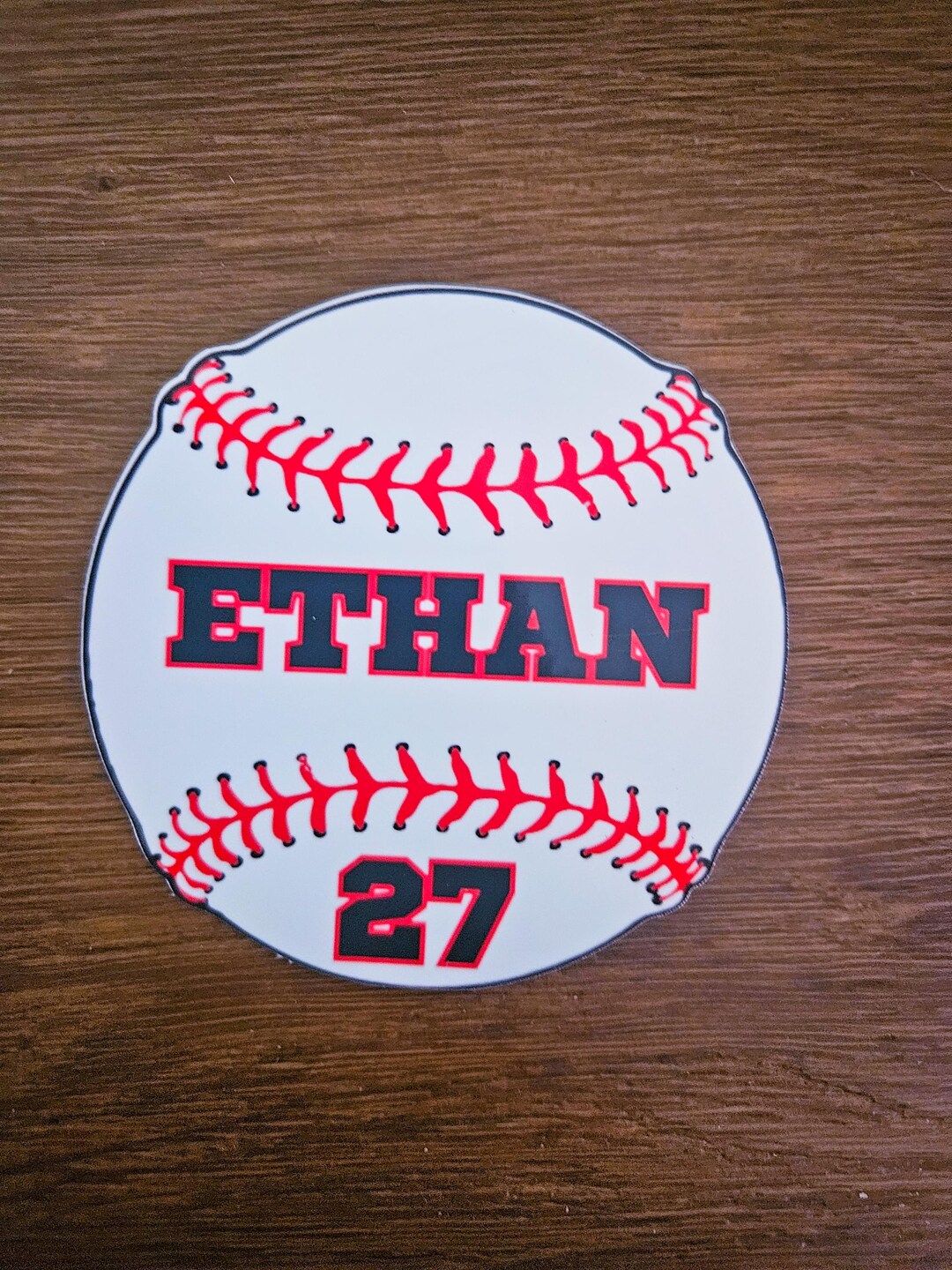 Personalized Baseball Stickers - Great Gift for Baseball Players Team ...