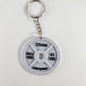 Barbell and Dumbell Keychain Bundle Custom Gift for Gym Lover Gifts for ...