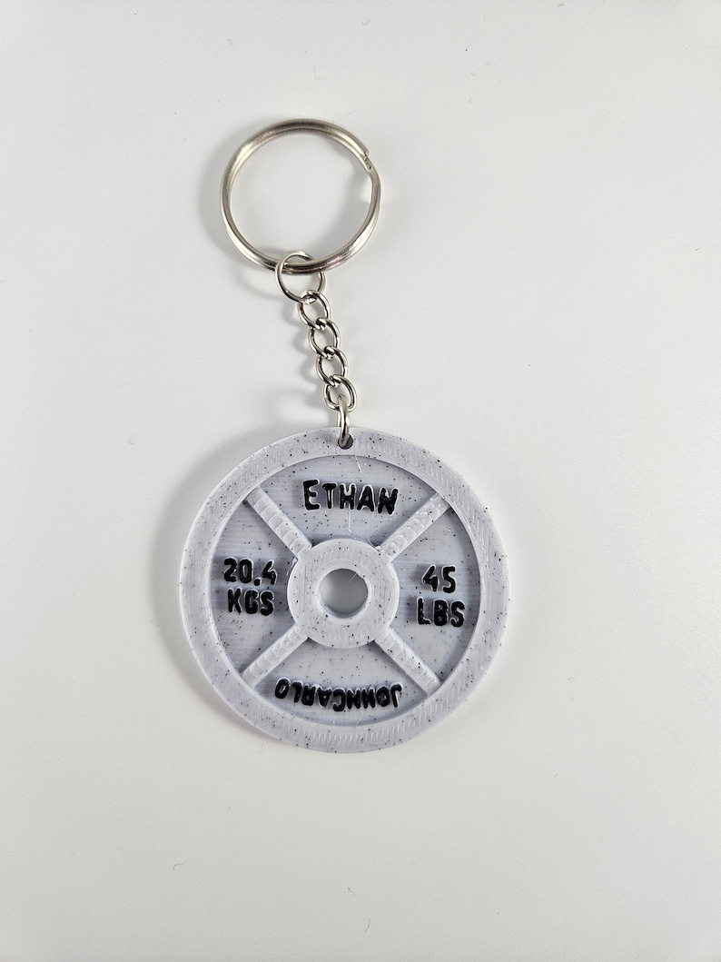 Barbell and Dumbell Keychain Bundle Custom Gift for Gym Lover Gifts for ...