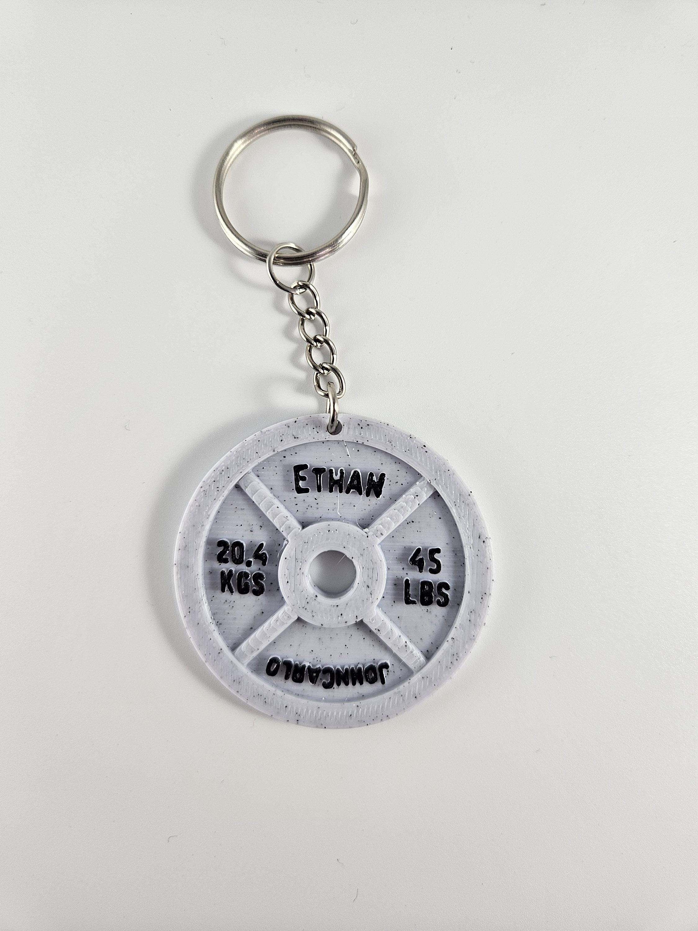 Barbell and Dumbell Keychain Bundle Custom Gift for Gym Lover Gifts for ...