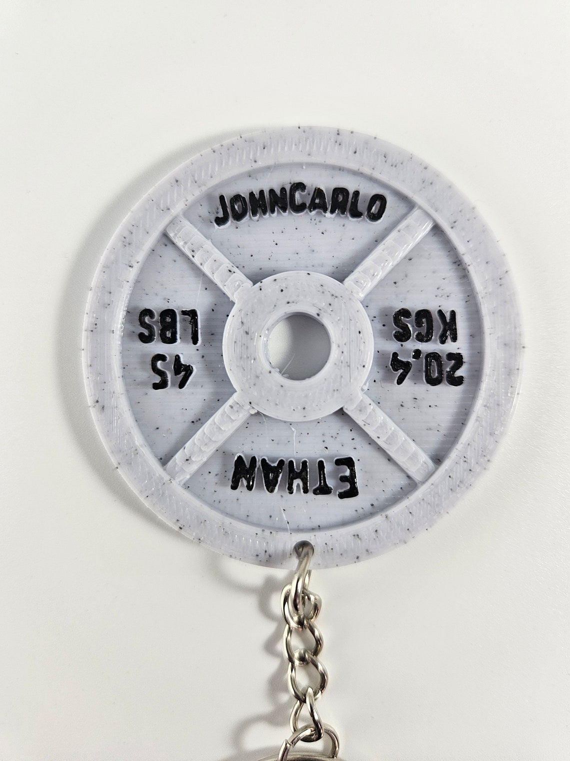 Barbell and Dumbell Keychain Bundle Custom Gift for Gym Lover Gifts for ...