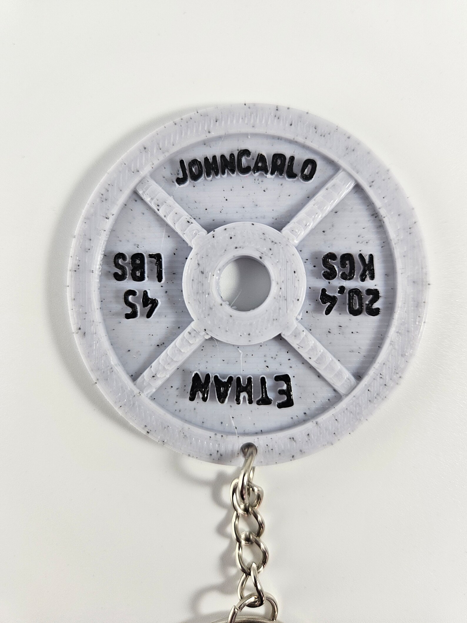 Barbell and Dumbell Keychain Bundle Custom Gift for Gym Lover Gifts for ...