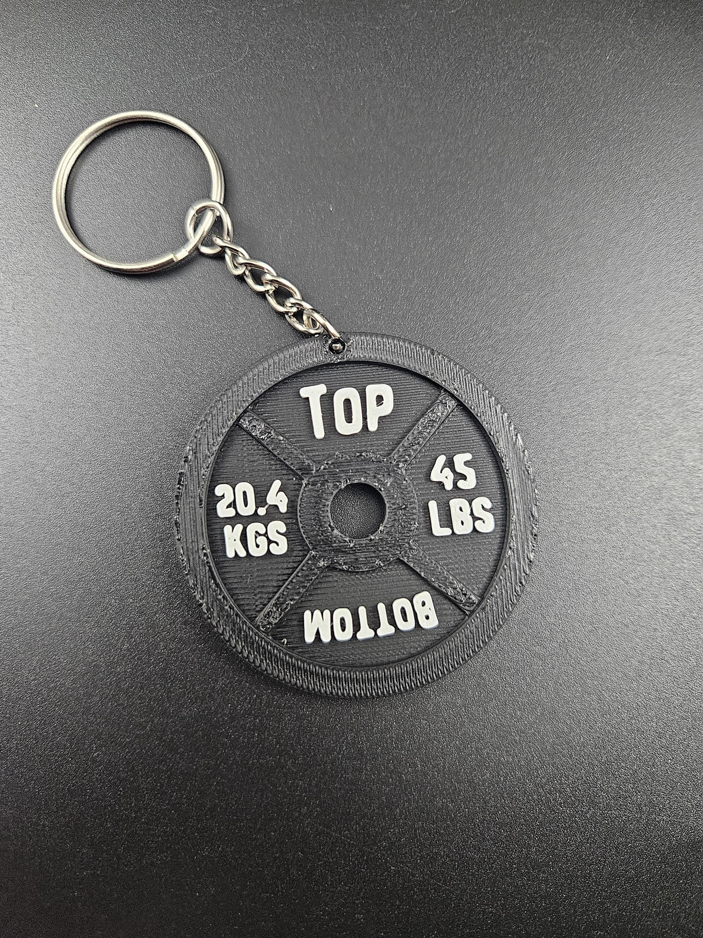 Custom Barbell Weight Keychain Gift for Gym Lover Gifts for Gym Buddy ...