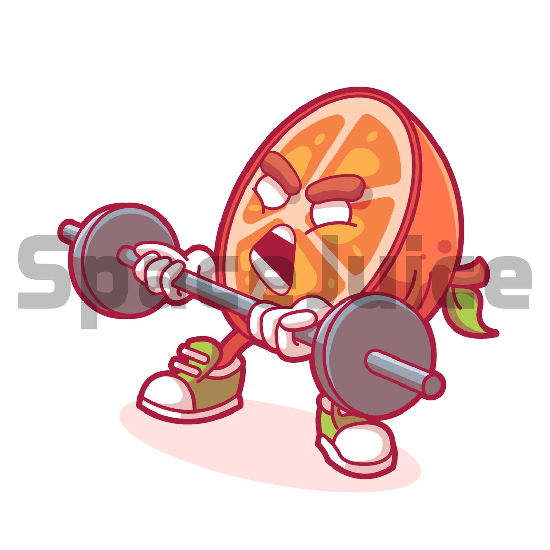 Fitness Orange Clipart Digital Download Fast Food Digital or Printable ...