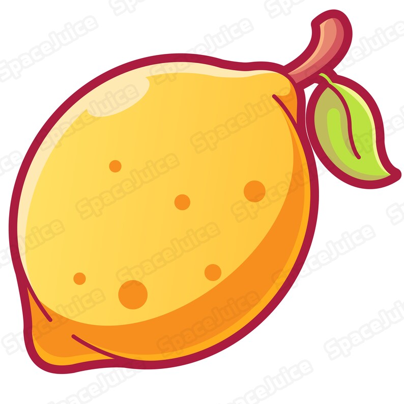 Fruits Clipart Pack, Kawaii Fruit Clip Art, Cute Fruits Clipart ...