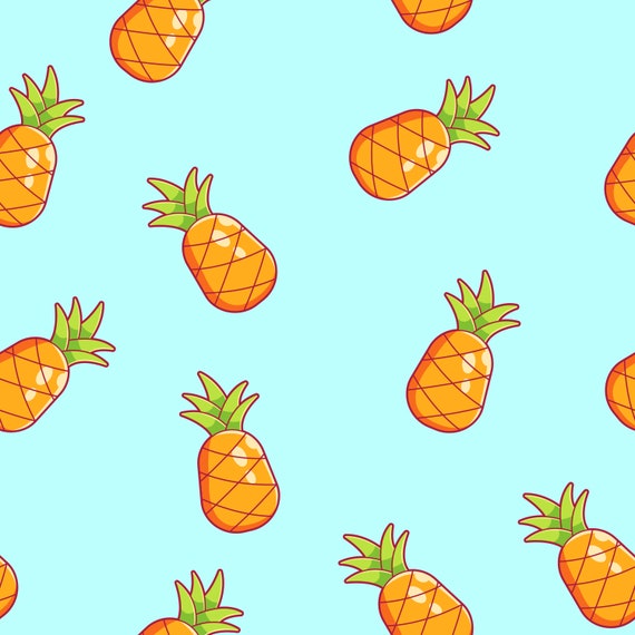 Pineapple Pattern Background