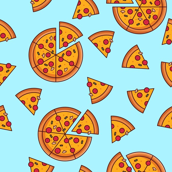 Repeating Pizza Background