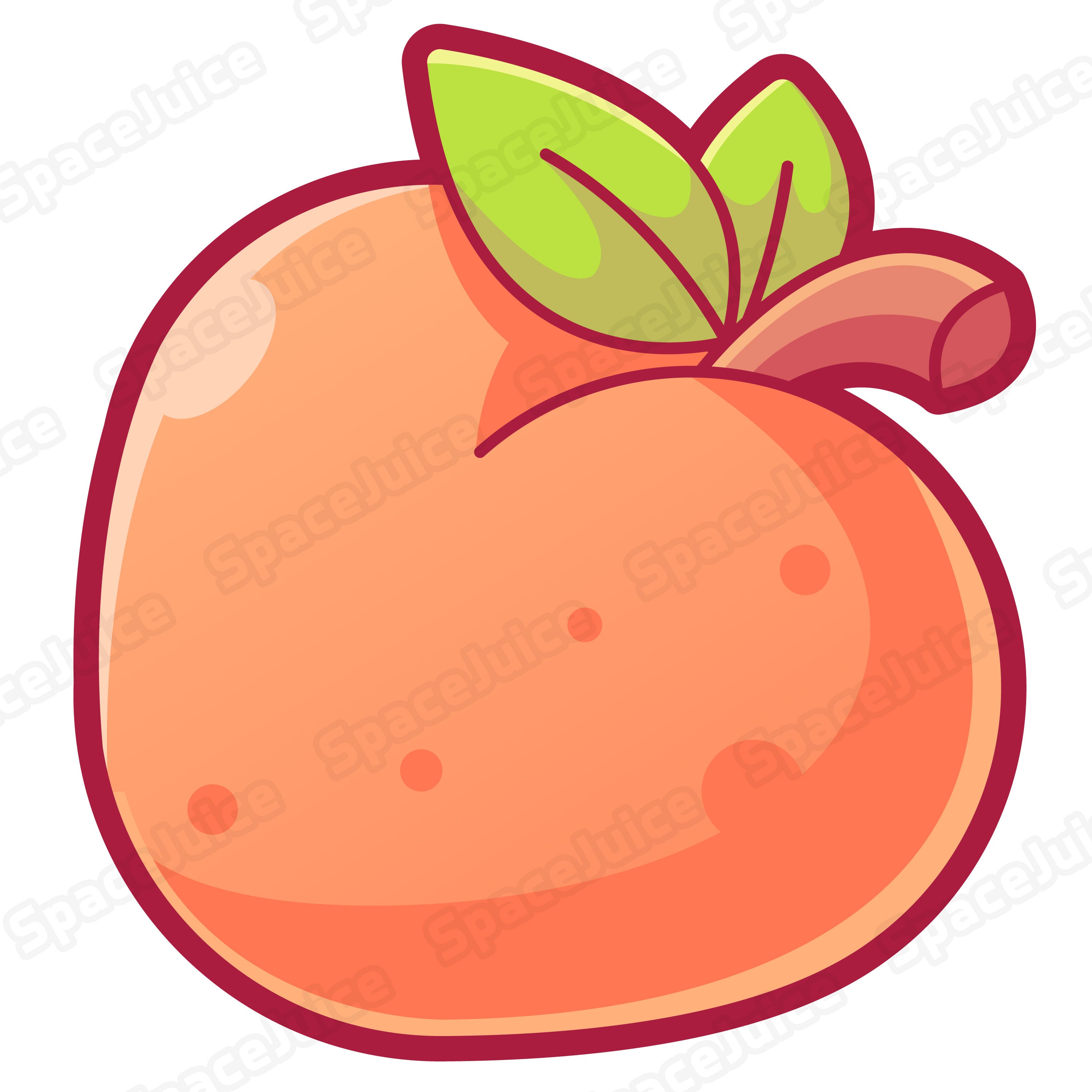 Fruits Clipart Pack, Kawaii Fruit Clip Art, Cute Fruits Clipart ...