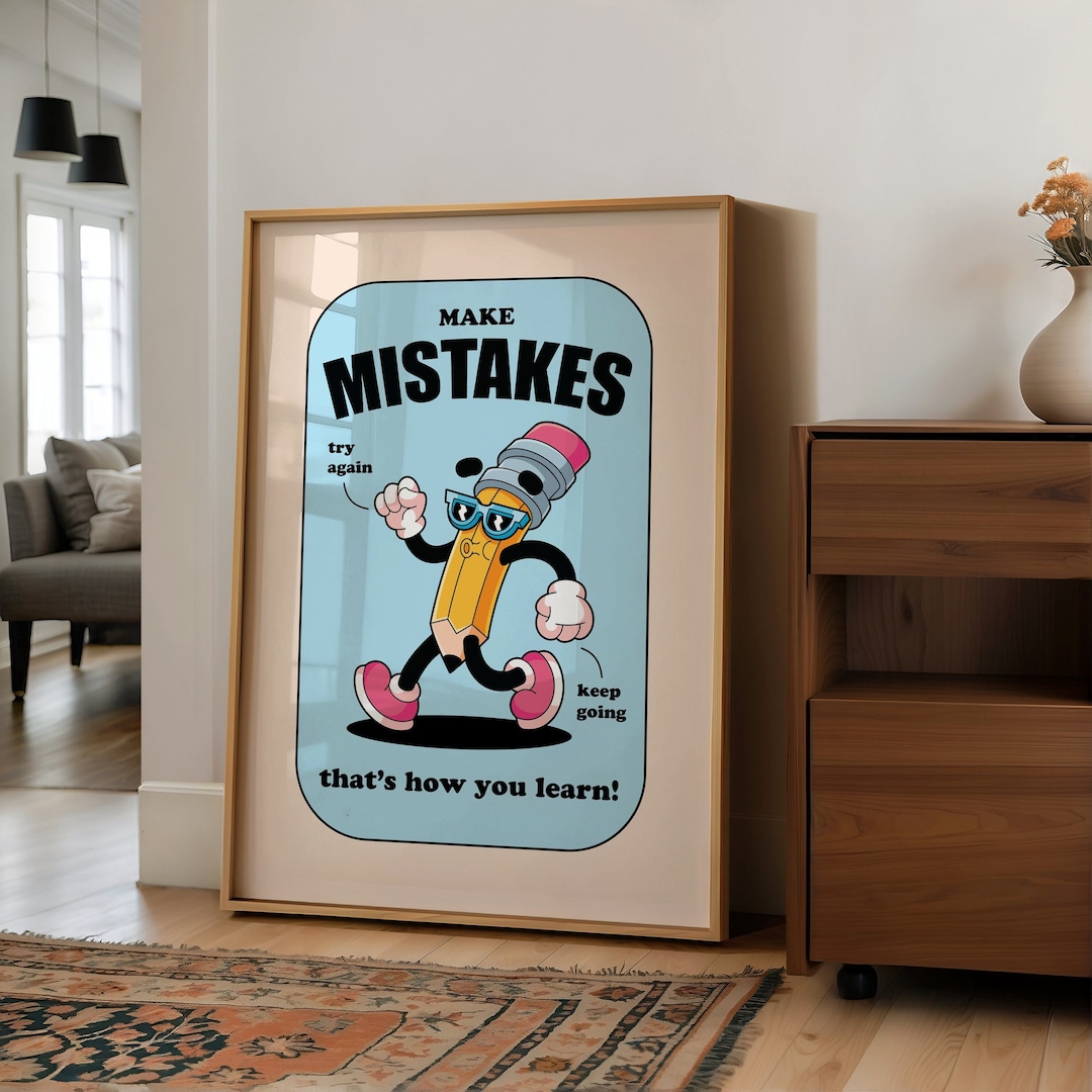 Classroom Art, Kids Room Art, Downloadable Print, Cartoon Art Print ...