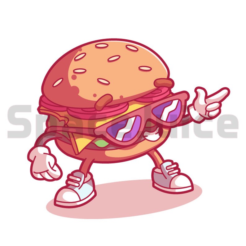 Kawaii Junk Food Clipart Cute Fast Food Download Kawaii - Etsy Australia