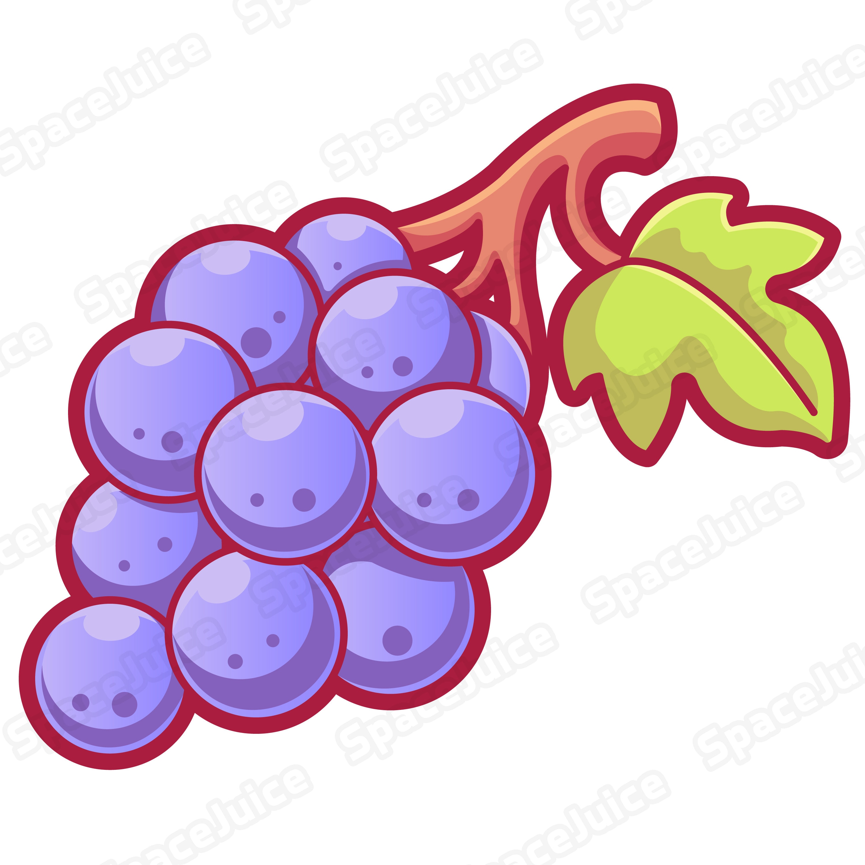Fruits Clipart Pack, Kawaii Fruit Clip Art, Cute Fruits Clipart ...