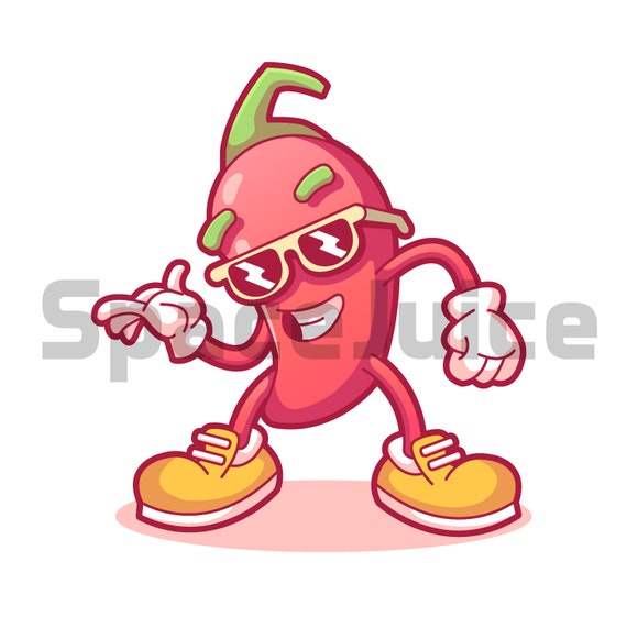 Cool Pepper Clipart Digital Download Fast Food Digital - Etsy