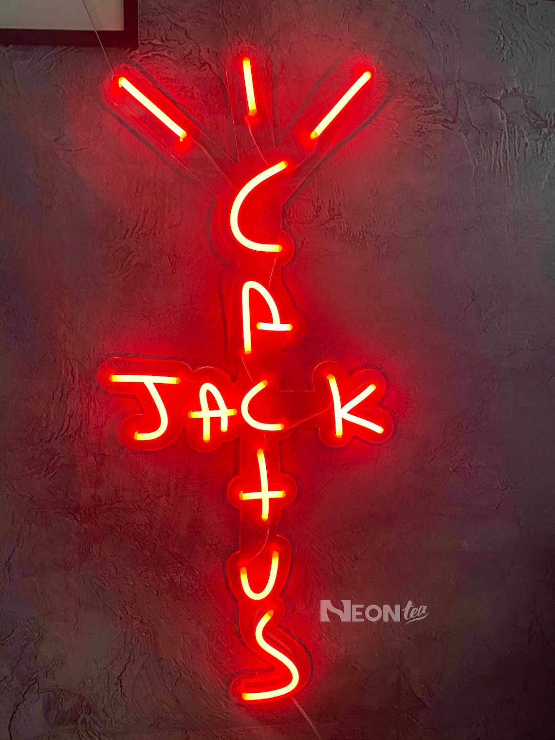 Handmade Jack Cactus LED Neon Sign. Room Decoration Neon Sign. - Etsy UK
