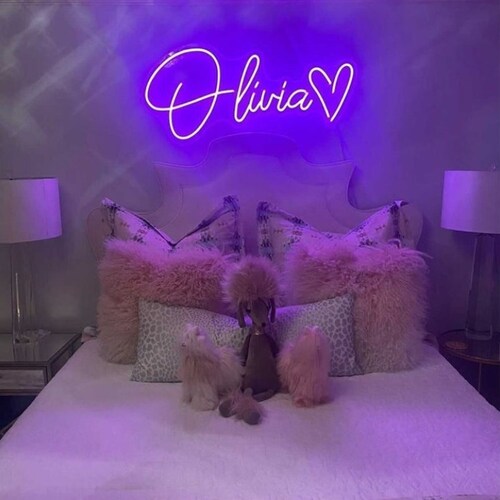 Neon Sign Custom for Kid Room Neon Sign Girl Custom Name - Etsy