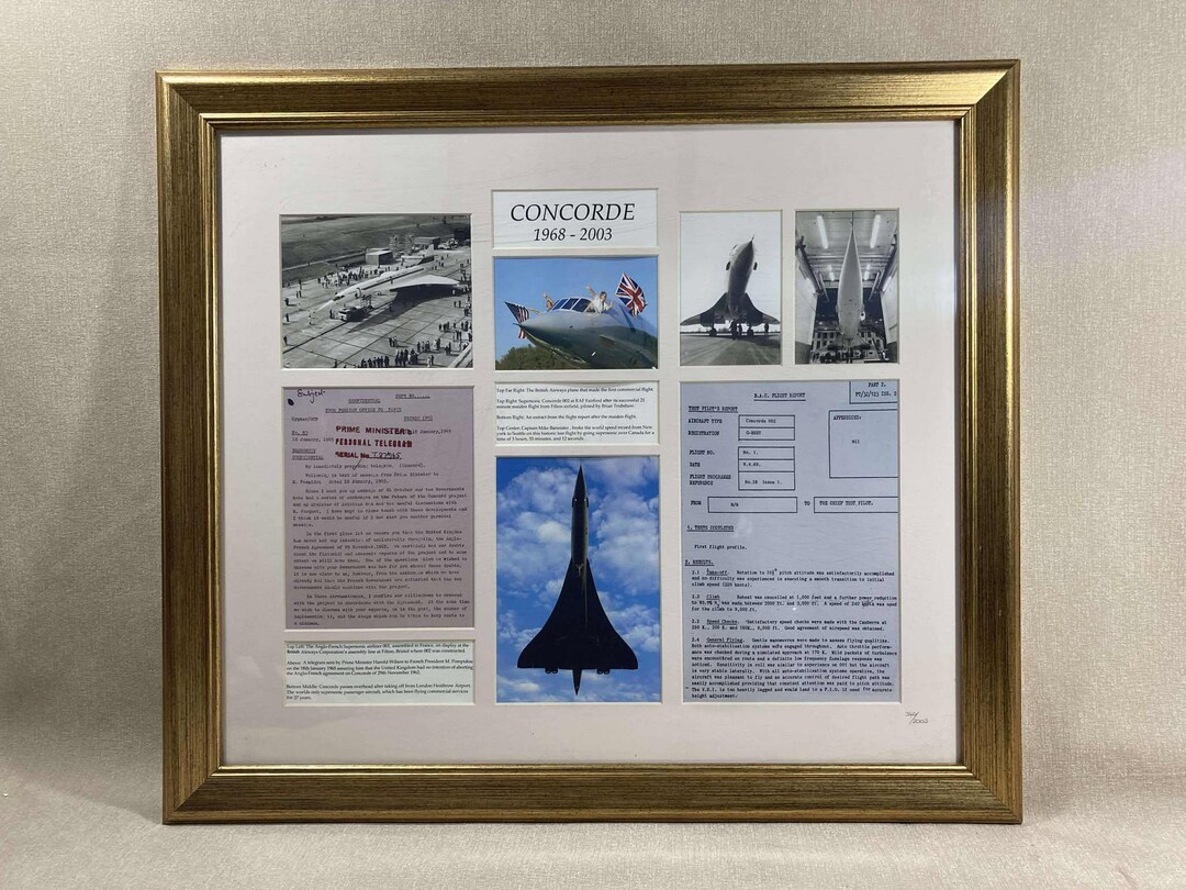RARE Concorde A Supersonic Era" the National Archives, 340/995. - Etsy