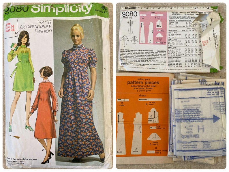Vintage Sewing Patterns All Original From the Fab 1960's 70's 80's - Etsy