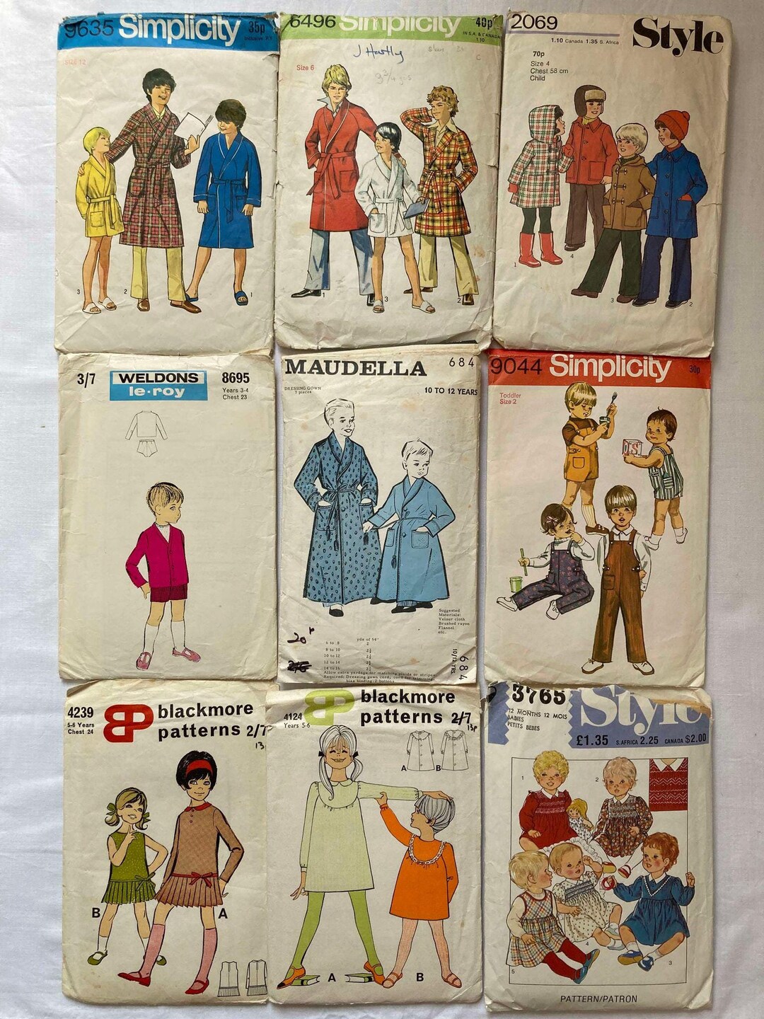 Vintage Children's Dress Sewing Patterns Dressmaking - Etsy