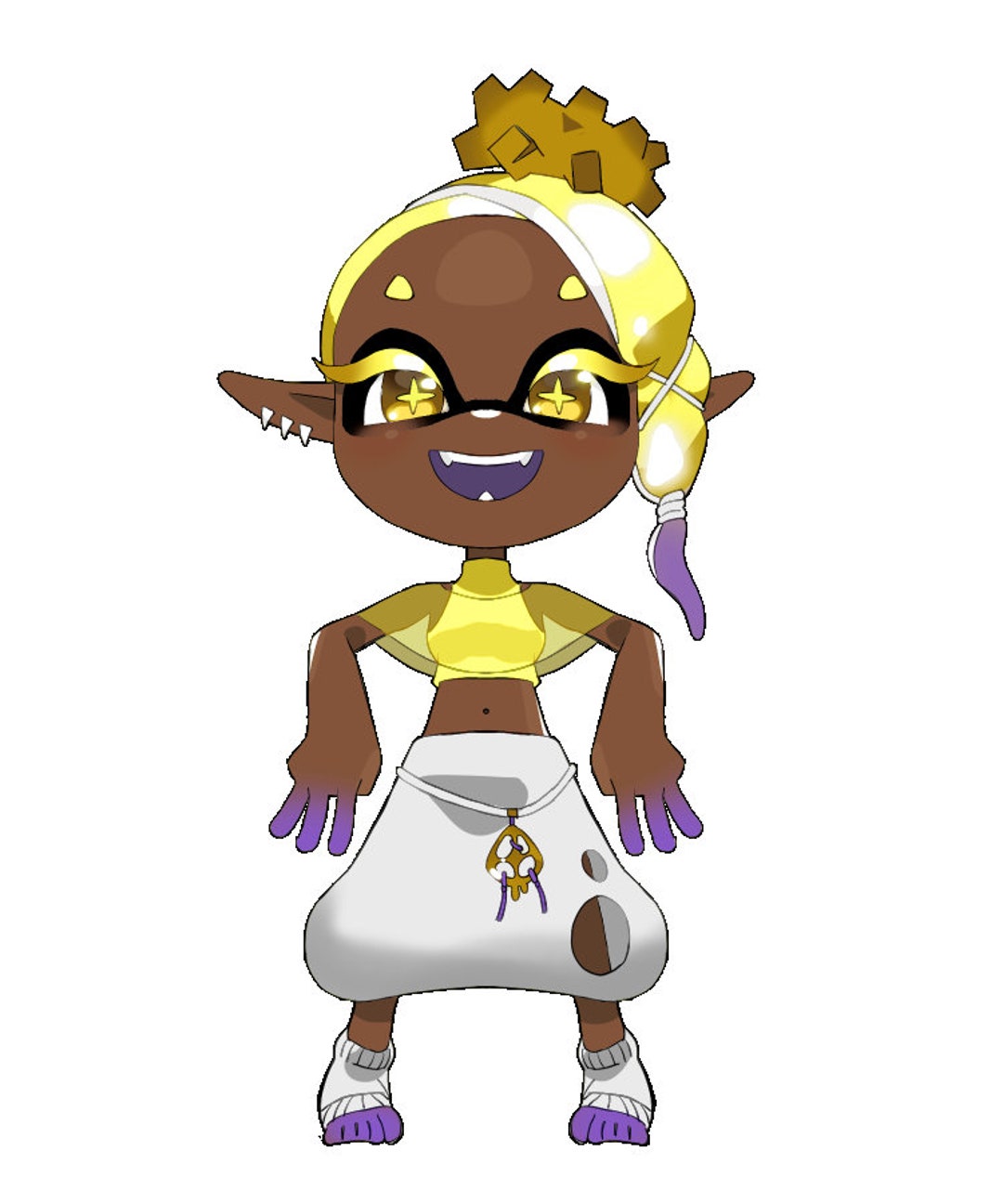 Iridescent Frye Sticker [SPLATOON] - Etsy