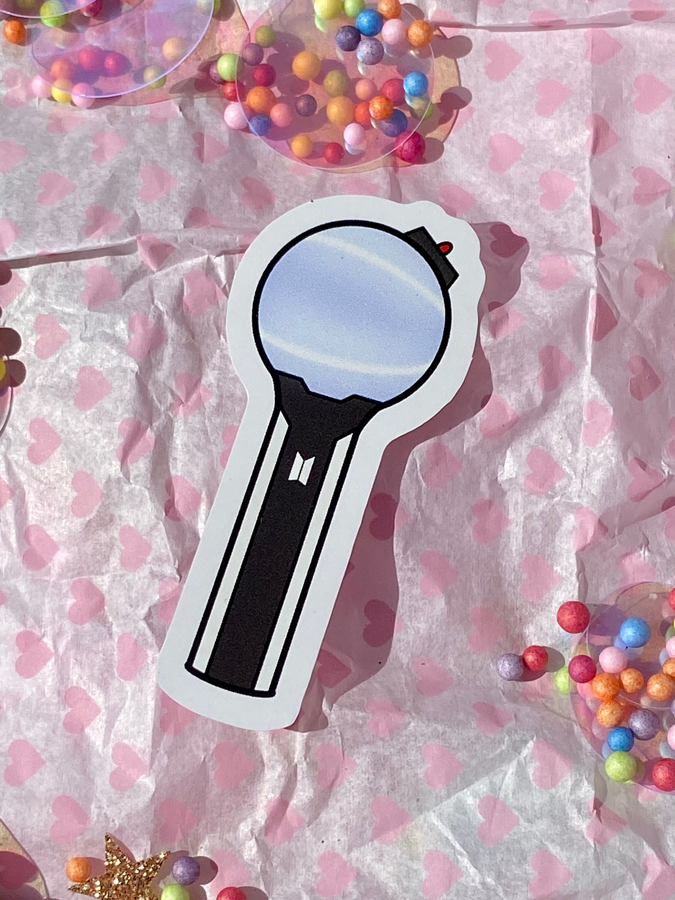 KPOP Light Stick Wand Sticker BTS Light Stick Army Bomb / - Etsy