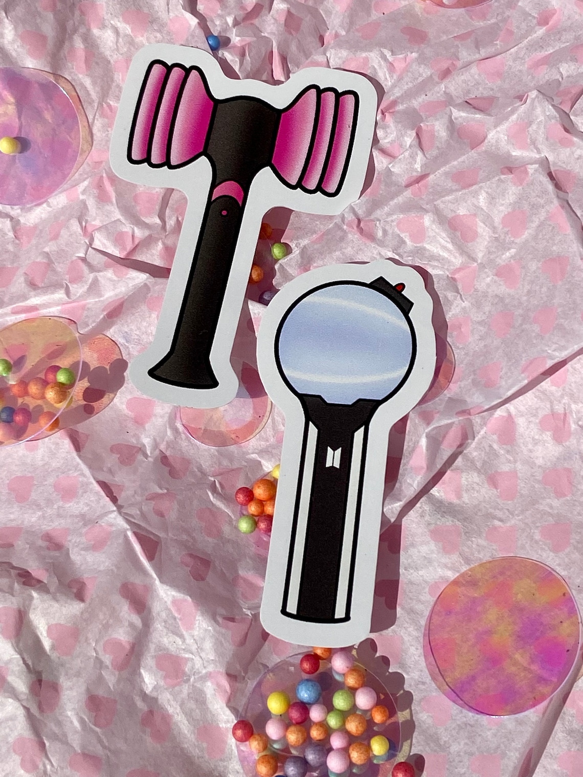 KPOP Light Stick Wand Sticker BTS Light Stick Army Bomb / - Etsy