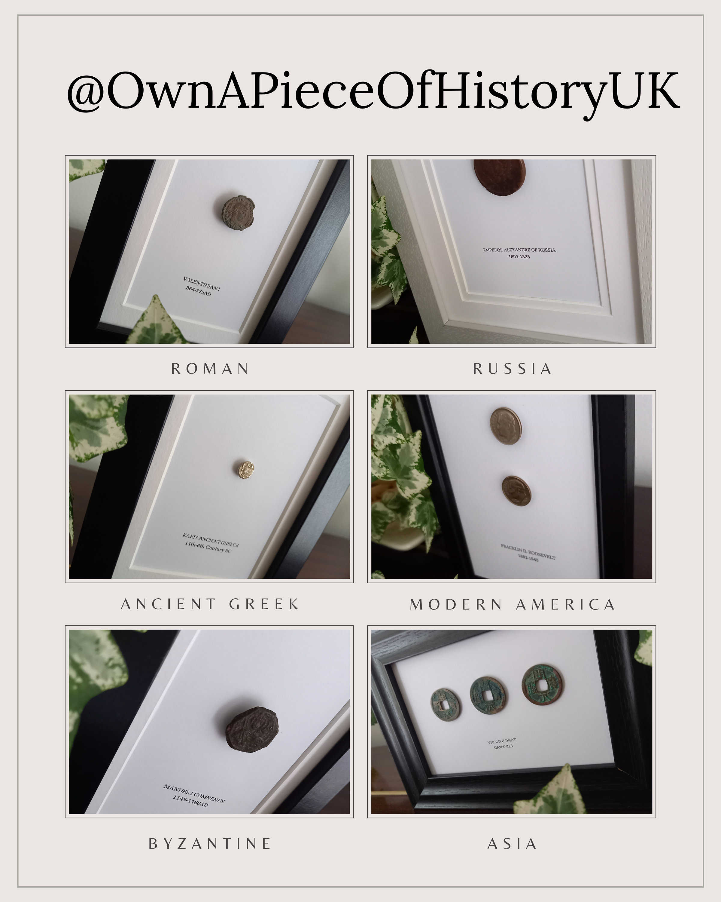 Byzantine Emperor Michael IV Coin Framed 7x5 Genuine Man Cave Byzantine ...