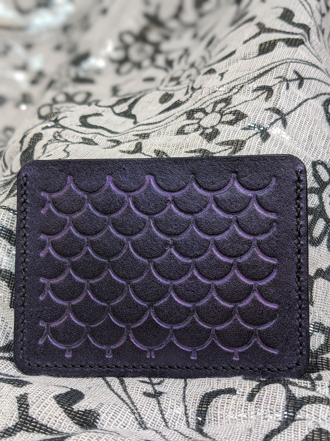 Mermaid Wallet, Leather Card Wallet, Goth Mermaid Wallet, Leather ...